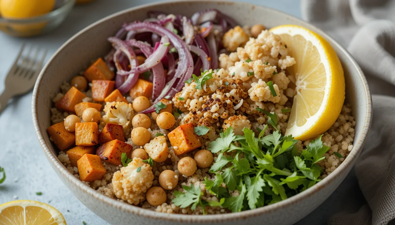 Delicious High-Protein Plant-Based Meals: Quinoa & Veggie Bowl